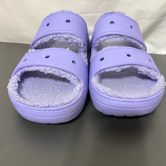 CROCS | Shoes | Crocs Classic Cozzzy Sandals Fuzzy Slippers And Slides ...